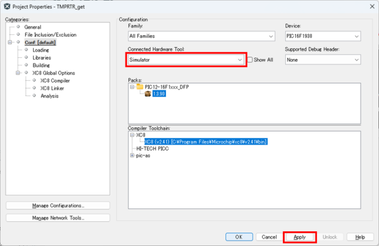 PICマイコンのソフト支援ツール”MPLAB X IDE”のシミュレーションの紹介とプログラム検証 | エレキ設計の窓